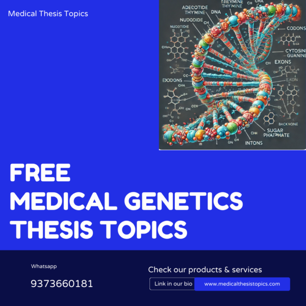 1000+ amazing genetics thesis topics